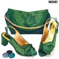 China Supoo  Italian ladies shoes matching bags high heel  wedding  shoes for bridal /african lady for sale