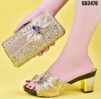 China Supoo Fashion Italian ladies shoes matching bags african high heel shoes for bridal for sale