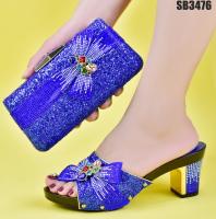 China Supoo Fashion Italian ladies shoes matching bags african high heel shoes for bridal for sale