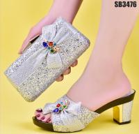 China Supoo Fashion Italian ladies shoes matching bags african high heel shoes for bridal for sale