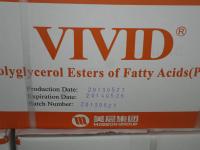 China E475 Food Grade Emulsifier - Polyglycerol Esters of Fatty Acids for Ice Cream with 53℃ Melting Point and 130-145 Saponification Value for sale