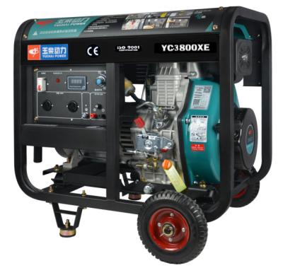 China 2.5KVA/2KW Portable diesel generator set open frame electric start single phase  For Home Use Made in China for sale