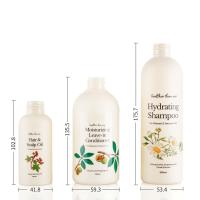 China 500ml 300ml 250ml 100ml PET Plastic Bottles Custom Made Free Sample for sale