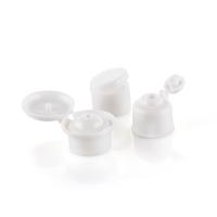 China Flip Top Bottle Cap Closure Non Spill For 24/410 Neck Size Plastic Cap Closure for sale