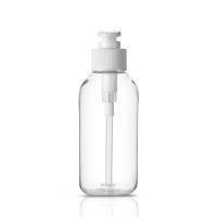 China Clear Liquid Soap Bottles Eco Friendly Cleansing Empty Plastic Bottle 250ml for sale