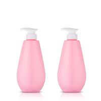 China Pink Liquid Soap Dispenser Bottle 520ml Eco Packaging For Hand Wash for sale