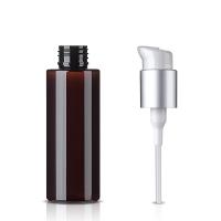 China 100ml PET PCR Plastic Body Lotion Bottle Reusable Cosmetic Pump Bottle for Skin Care Serum for sale