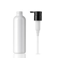 China White 6.7 Oz Body Lotion Bottle 200ml Eco Friendly With Press Pump for sale