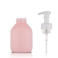 China 10 OZ 300ml PET Plastic Foam Pump Bottle Pink Soft Touch Finish Eco Friendly for sale