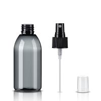China Lightweight 5 OZ Plastic Spray Bottles PET Custom Logo With Atomizer for sale