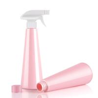 China 400ML Eco Friendly Spray Bottles , Pink Empty PET Plastic Bottles With Trigger Sprayer for sale