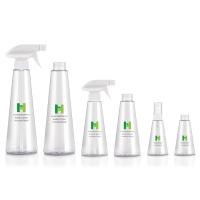 China 400ML 200ML Plastic Spray Bottles 60ML Environment Friendly PET For Beauty Care for sale