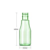 China PET Plastic Cosmetic Bottles 50ml Skin Care Travel Bottles with Screw Cap 20/410 Neck for sale