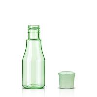 China PET Plastic Cosmetic Bottles 50ml Skin Care Travel Bottles with Screw Cap 20/410 Neck for sale