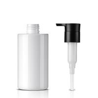 China Customized 200ml 300ml 400ml PET Plastic Shampoo Bottles With Lotion Pump for sale