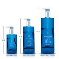 China Matte Finish 200ml 300ml 350ml Shampoo Bottle With Aluminum Pump for sale