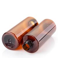 China Safety Custom Color 250ML Cylinder Plastic Shampoo Bottles With Press Pump for sale