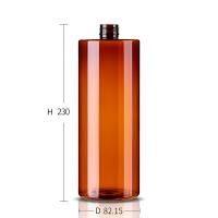 China Custom Logo Large Capacity Plastic Shampoo Bottles With Dispenser for sale