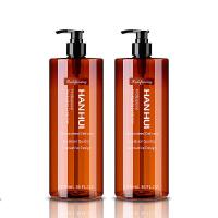 China Custom Logo Large Capacity Plastic Shampoo Bottles With Dispenser for sale