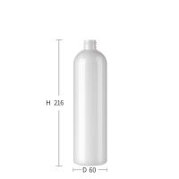 China 16 Oz Empty Shampoo Bottles White 480ml With Silver Collar Pump for sale