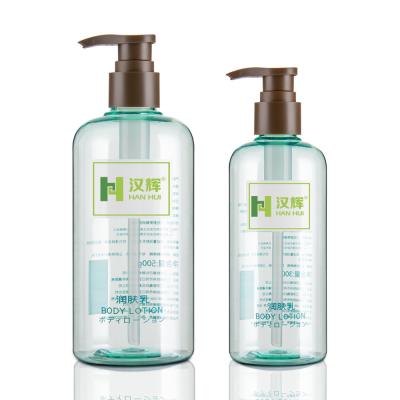 China Skin Friendly PET Plastic Shampoo Bottles 300ML 500ML with Lotion Pump for Hair Conditioner for sale