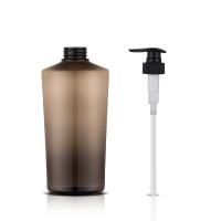 China ODM Recycle Shampoo Bottles Large Volume 550ML Shampoo Pump Dispenser Bottle for sale