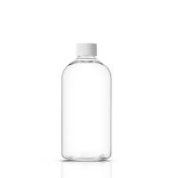 China Clear PET Non Leakage Shampoo Bottles 500ml 28/410 Round Plastic Packaging for Washroom for sale
