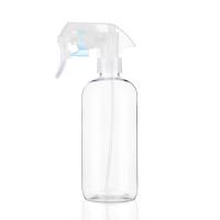 China Boston Round 10 OZ Plastic Spray Bottles Water Containers 300ml With Trigger Spray for sale