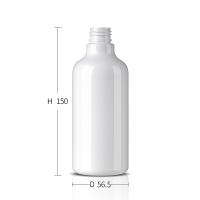 China 260ml Recycled PET Plastic Shampoo Bottle Solid Color Custom Logo Eco Friendly for sale