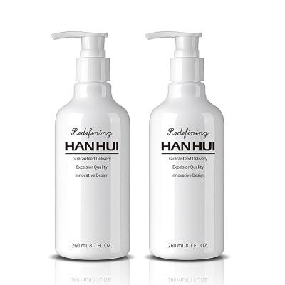 China 260ml Recycled PET Plastic Shampoo Bottle Solid Color Custom Logo Eco Friendly for sale