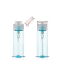 China Cylinder Plastic Cosmetic Bottles 3 OZ 90ML For Makeup Remover for sale