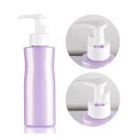 China 110ml PET Cleansing Oil Cosmetic Bottle with Clip Pump 24/410 Custom Color for sale