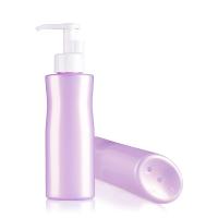 China 110ml PET Cleansing Oil Cosmetic Bottle with Clip Pump 24/410 Custom Color for sale