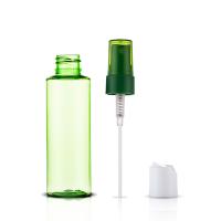 China Custom PET Plastic Cosmetic Bottles 60ml 2oz Cylinder Travel Size for Skin Care for sale