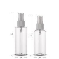 China Reusable Small Plastic Spray Bottles 100ML Leak Proof Travel Packaging for sale