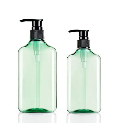 China PET 10%-100% PCR Empty Shampoo Pump Bottles 300ML 460ML Recyclable Material for sale