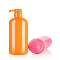 China Opaque Color 600ml 20oz PET Plastic Shampoo Pump Bottles Empty for Conditioner for sale