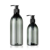 China 250ML 500ML Empty PET Pump Bottles for Shampoo Custom Logo Eco Friendly for sale