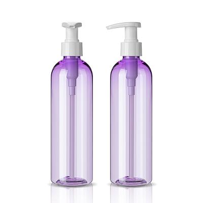 China PET R-PET Hair Care Containers 14 OZ 420ML Conditioner Packaging with Press Pump for sale