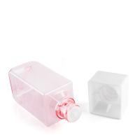 China Square Plastic Cosmetic Bottles 250ML PETG Cosmetic Packaging for sale