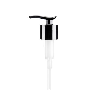 China 24/410 28/410 Black PP Plastic Bottle Cap Closure Smooth Skirt Dispenser 2.35 CC 2.8 CC for sale