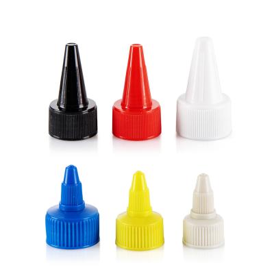 China Ribbed PP Twist Top Caps and Closures 20/410 24/410 28/410 Sustainable Bottle Lids for sale
