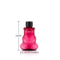 China 85ML Bear Shape Toy Plastic Cosmetic Bottles For Baby With Screw Cap for sale