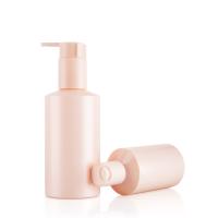China 100ML 200ML Sustainable PET Cosmetic Bottles Pink for Body Lotion for sale