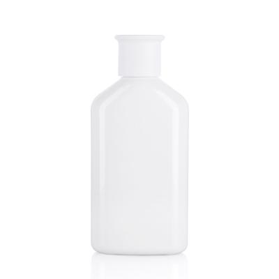 China Screw Cap Plastic Cosmetic Bottles 200ML PET White Opaque Custom Packaging OEM ODM for sale