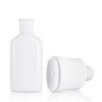 China Screw Cap Plastic Cosmetic Bottles 200ML PET White Opaque Custom Packaging OEM ODM for sale