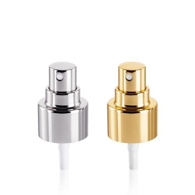 China 24/410 Aluminum Bottle Closures with Dust Cover for Spray Bottles Silver Gold for sale