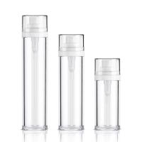 China Heavy Wall Crystal Plastic Cosmetic Bottles And Jars Set Various Capacity for sale