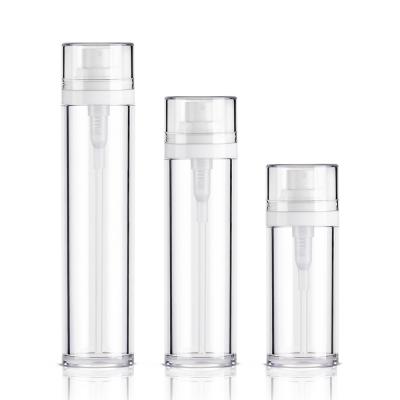 China Heavy Wall Crystal Plastic Cosmetic Bottles And Jars Set Various Capacity for sale