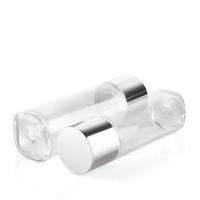 China Durable PET Heavy Wall Bottles 100ML Clear PET Cosmetic Bottles With Cap for sale